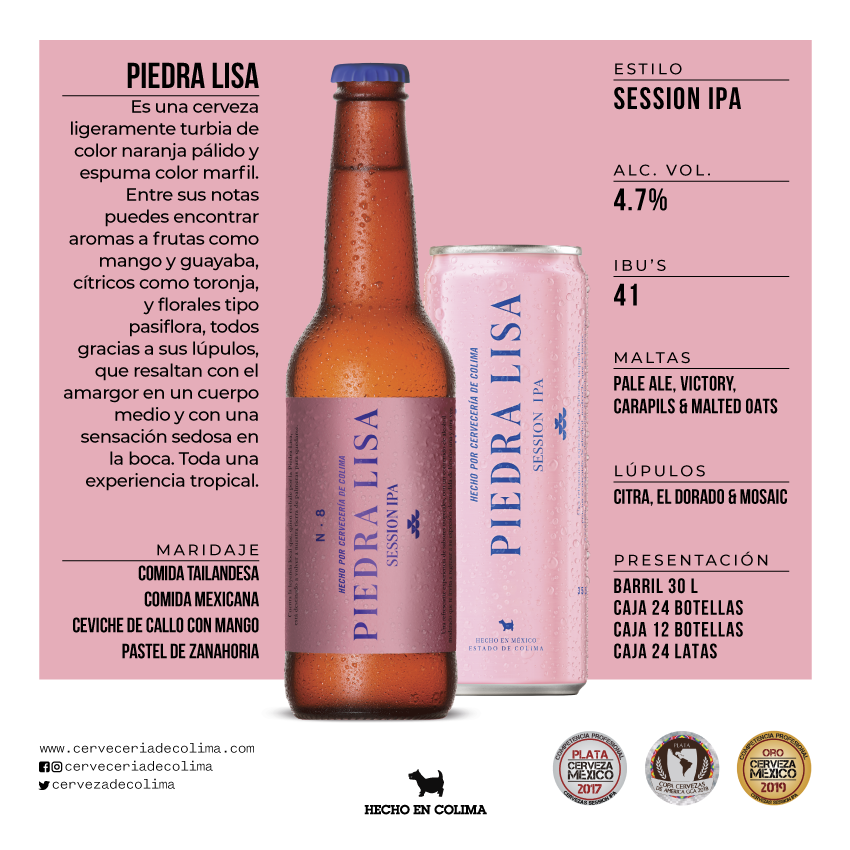 PIEDRA LISA Cerveza Session IPA – Trasfondo PIEDRA LISA Cerveza Session IPA – Trasfondo
